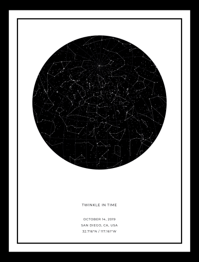 Custom Star Maps | Twinkle In Time®