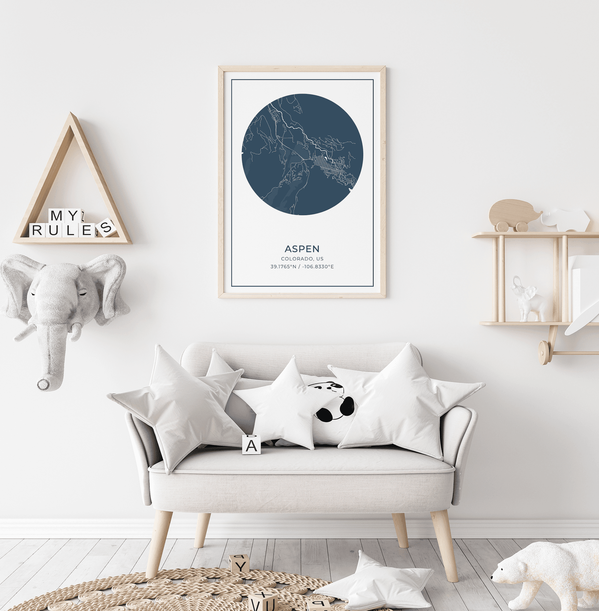 Custom Street Map | Twinkle In Time®